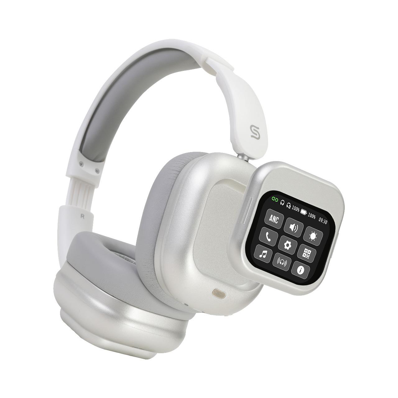 Porodo Soundtec Touchwave ANC Headphone with Detachable Touch Screen ...