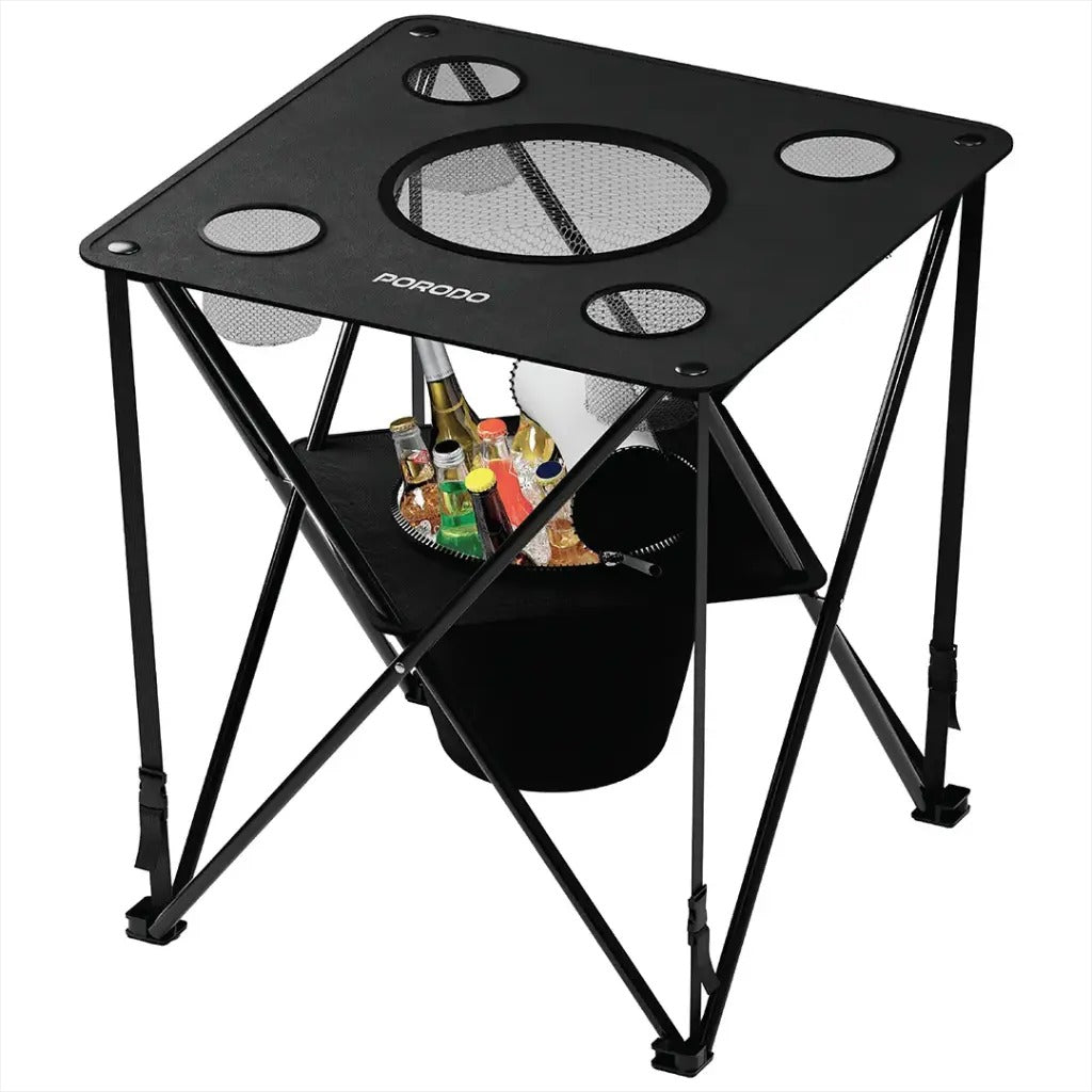 Porodo Lifestyle Outdoor Companion Foldable Camping Table – Bobyan Gold ...